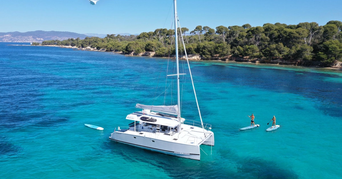 Private Catamaran day trip with skipper on French Riviera | GetYourGuide