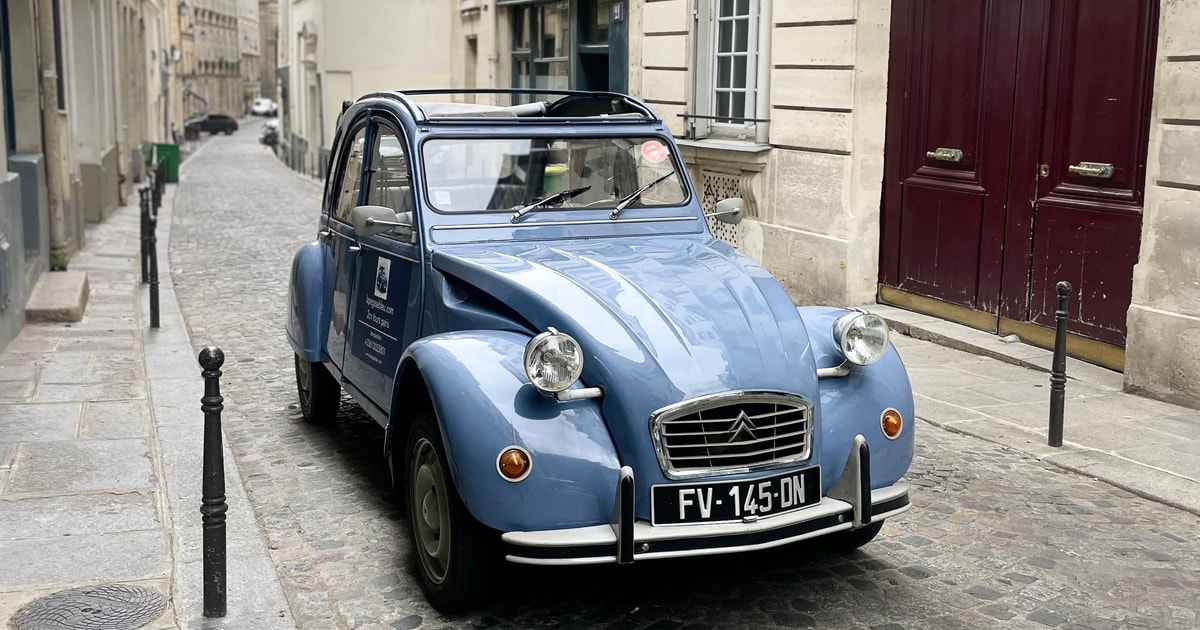 Paris by 2CV – Charm on Four Wheels | GetYourGuide
