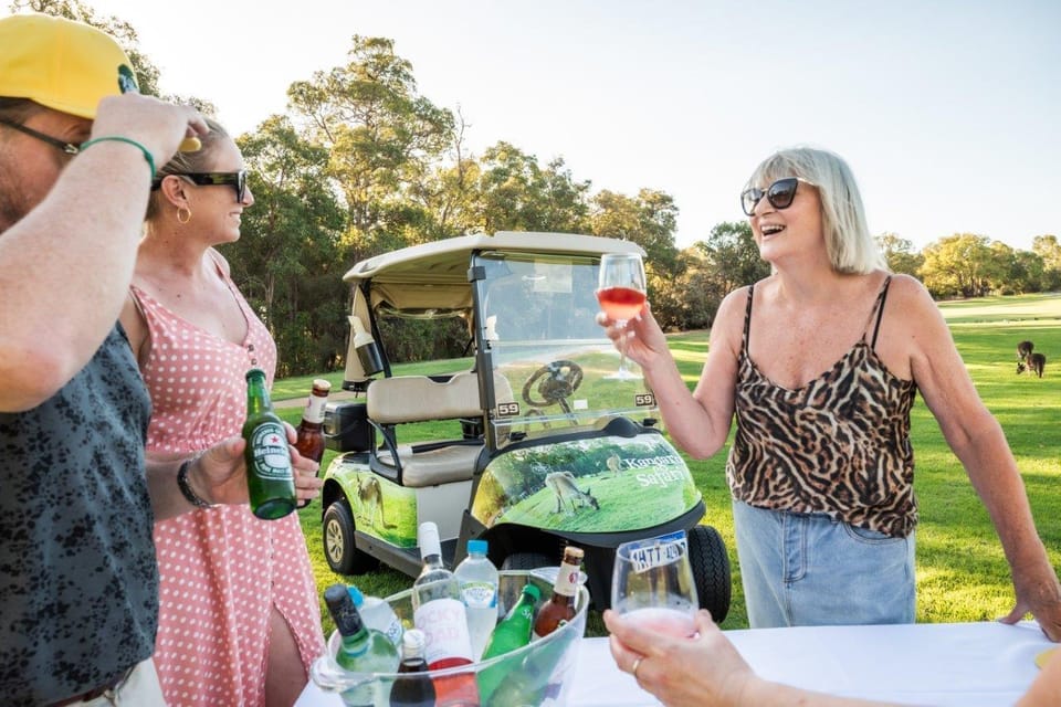 Swan Valley: Golf Cart Kangaroo Safari w/ Mini Golf & Drink | GetYourGuide