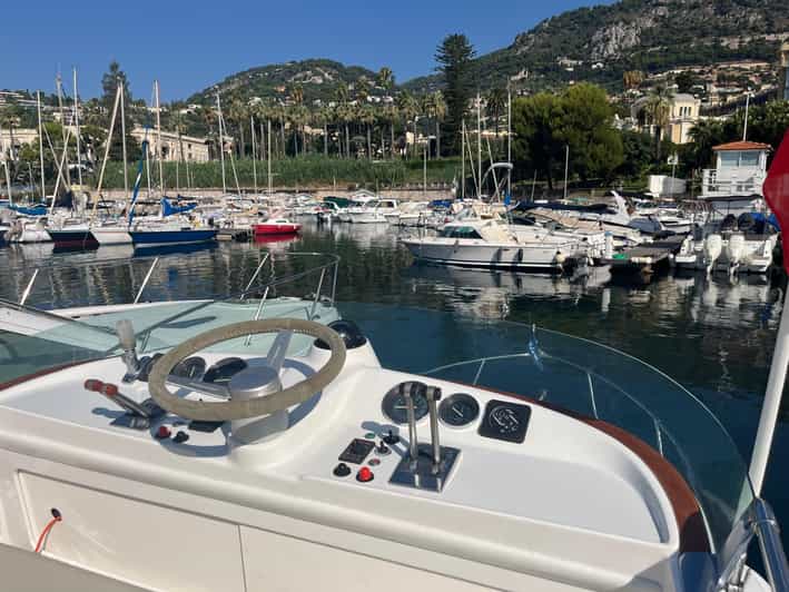 French Riviera: Boat tour on a luxury Riva classic yacht | GetYourGuide