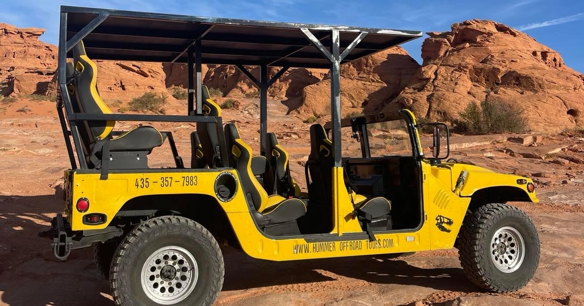 Sand Hollow: Hummer Tour with Rock Crawling & Sand Dunes | GetYourGuide