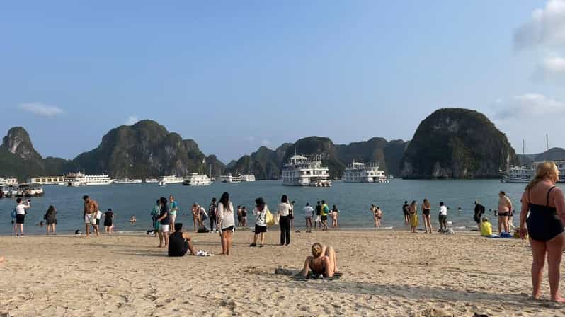 Hanoi: Full-Day Halong Bay, Cave, Island, Swim, & Kayak Tour | GetYourGuide