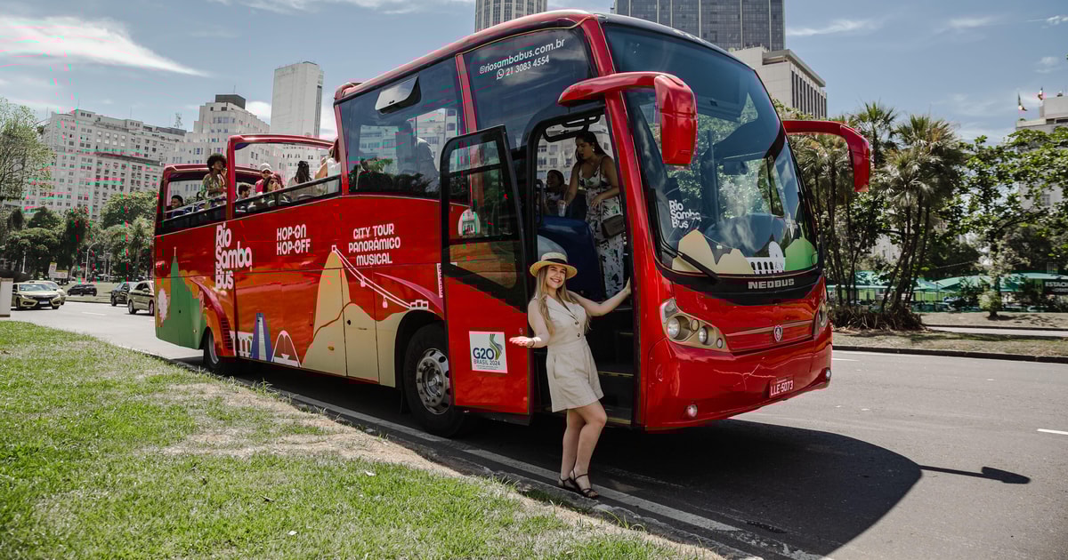 Hop-ON Hop-OFF Sightseeing Bus in Rio de Janeiro -Rio Samba Bus ...