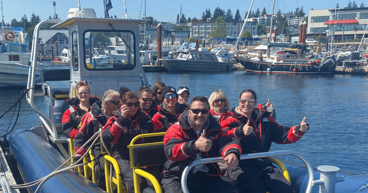 Campbell River: Whale Watching Zodiac Boat Tour with Lunch | GetYourGuide