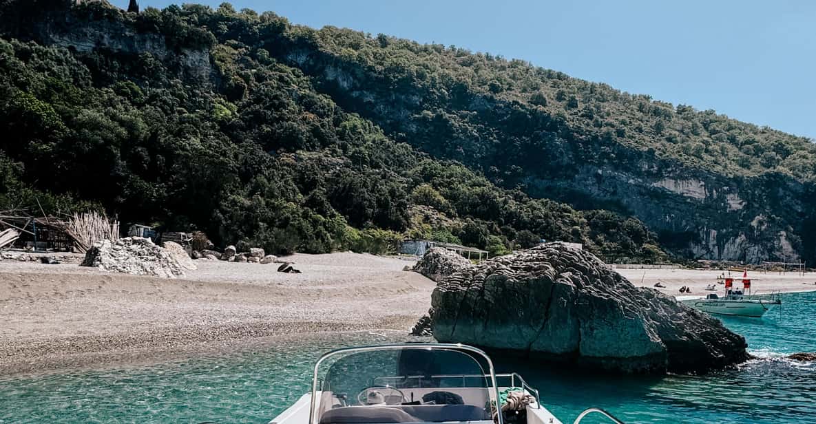 Saranda Boat Tour Turtle Cave, Kakome, Gremina, Krorez Beach | GetYourGuide