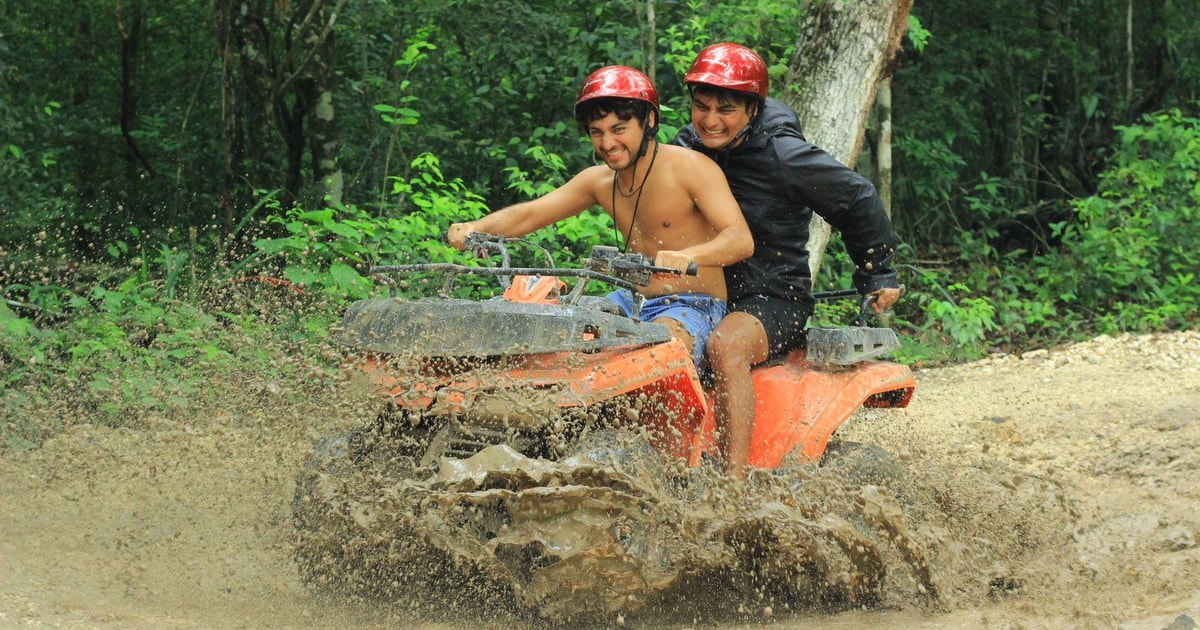 Cancun Adrenalin Rush: ATV, Ziplines & Cenote Thrills! | GetYourGuide