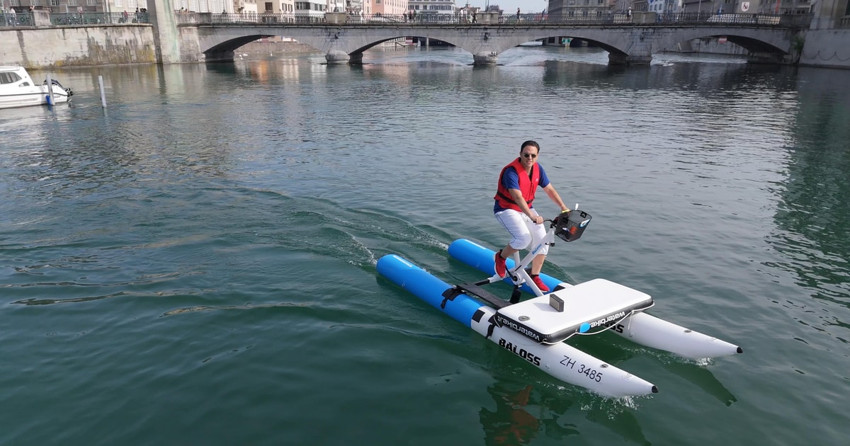 Waterbike Tour on lake Zurich | GetYourGuide