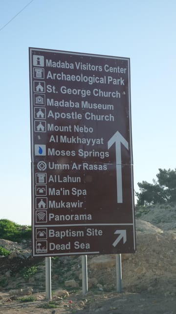 Day Trip Madaba, Mt.Nebo, Baptism Site And Dead Sea | GetYourGuide