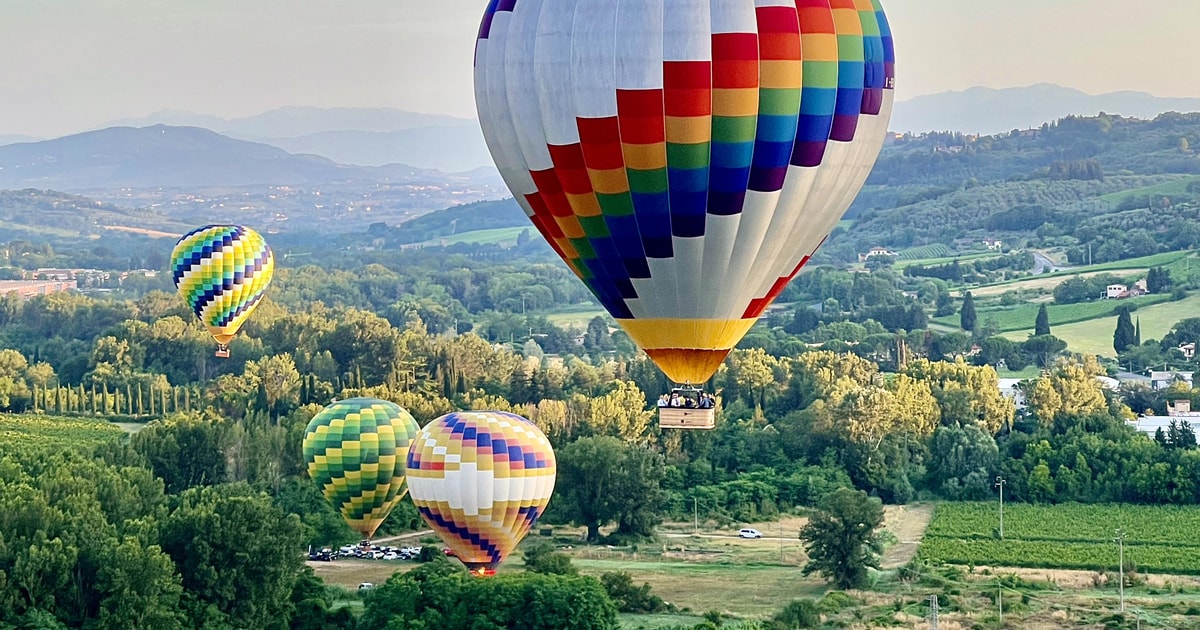 Flyg med luftballong i Toscana | GetYourGuide