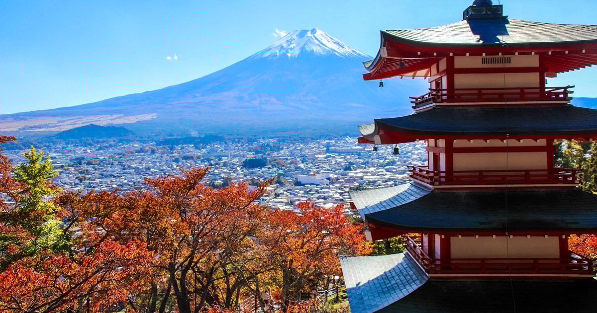 Tóquio: Excursão de 1 dia ao Monte Fuji e ao Lago Kawaguchi em ônibus panorâmico | GetYourGuide