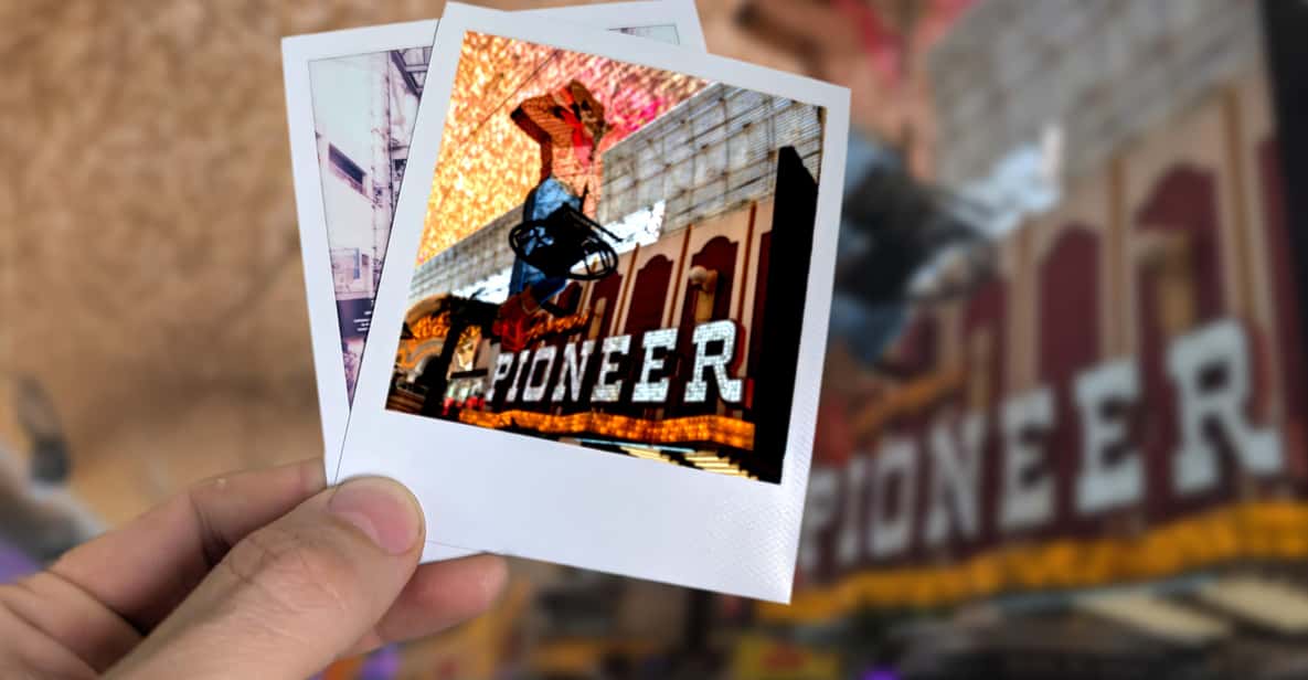 Las Vegas: Polaroid Photo Walking Tour in Vintage Downtown | GetYourGuide