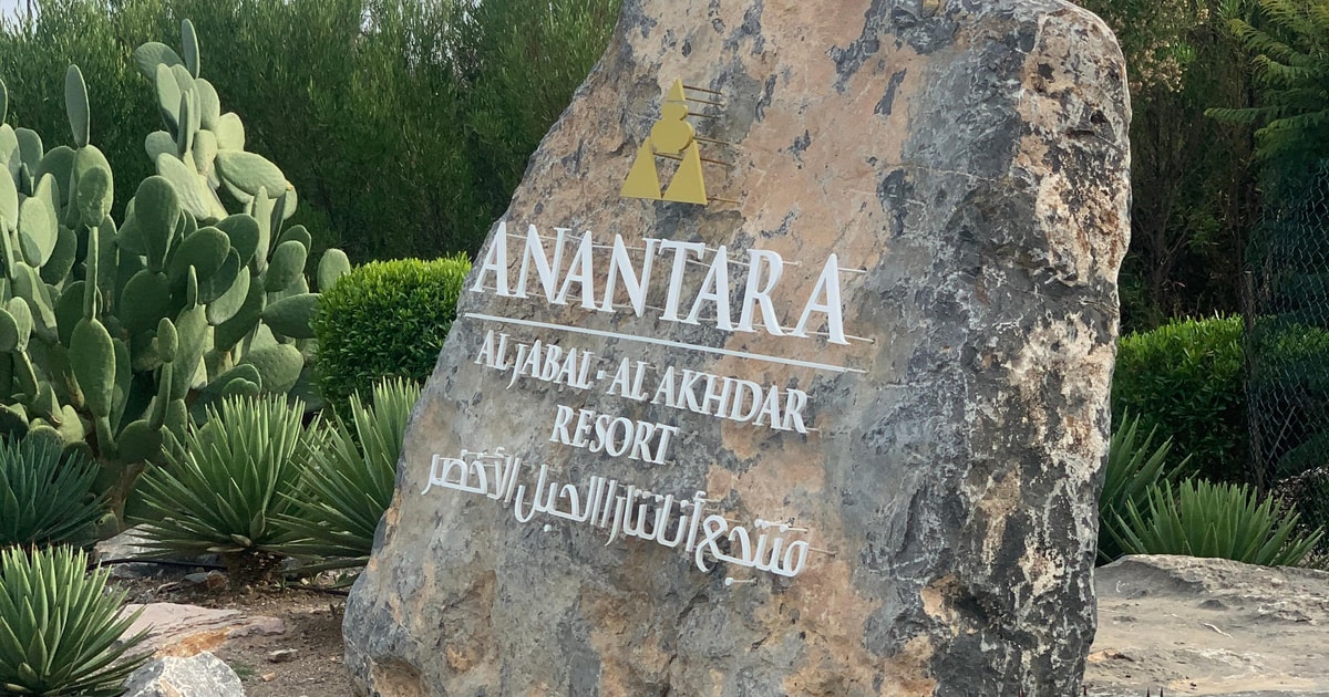 Muscat: Private transfer to/from Jabal Akhdar-Alila Hotel | GetYourGuide