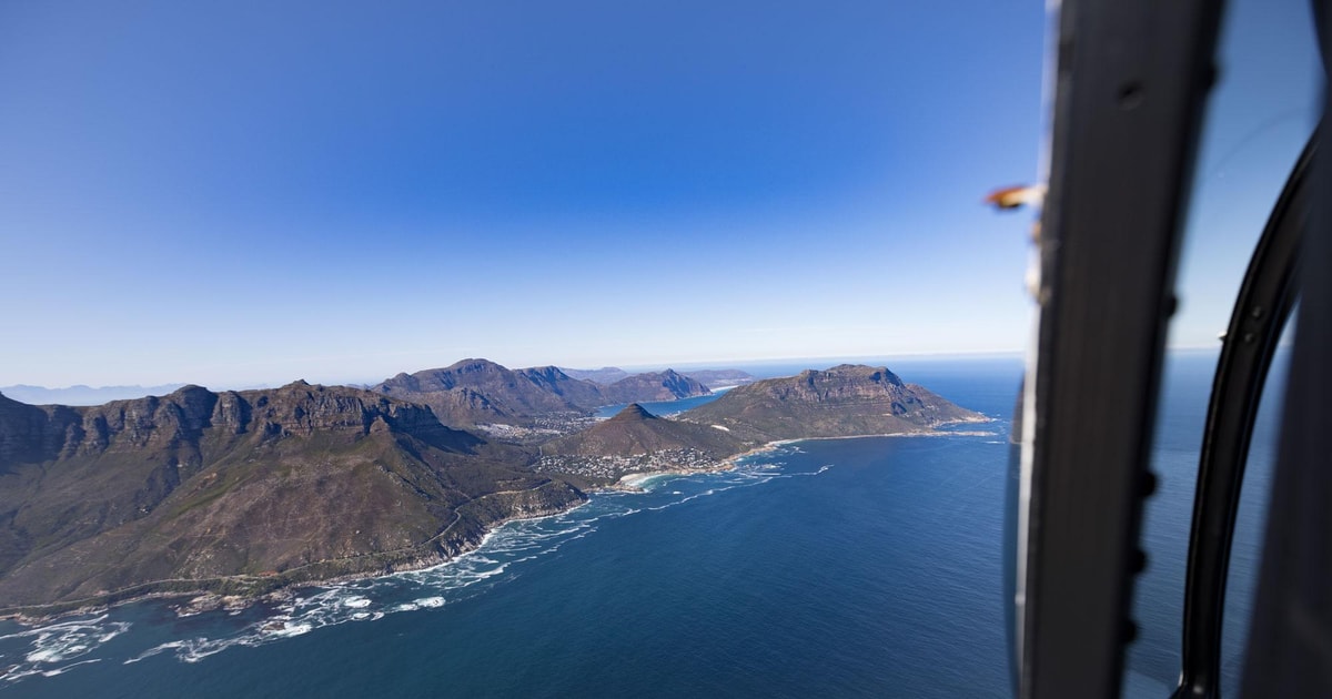 Cape Town Two Oceans Scenic Helicopter Flight - 27 min | GetYourGuide