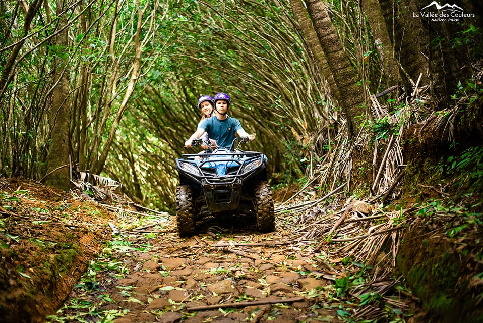 Mauritius:La Vallee des Couleurs, Quad double Adventure 1hr | GetYourGuide