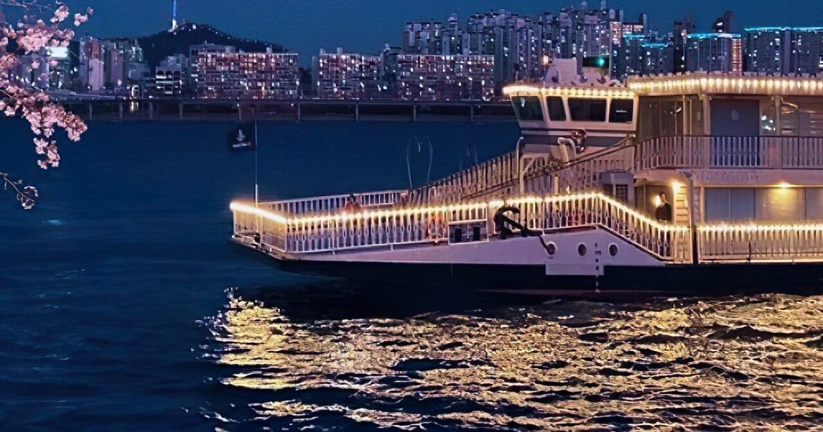 Seoul: Geführte Nachtfahrt auf dem Han-Fluss und Picknick im Hangang ...