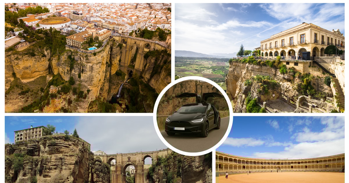 From Marbella: Private Tesla X Scenic 360° Tour to Ronda | GetYourGuide