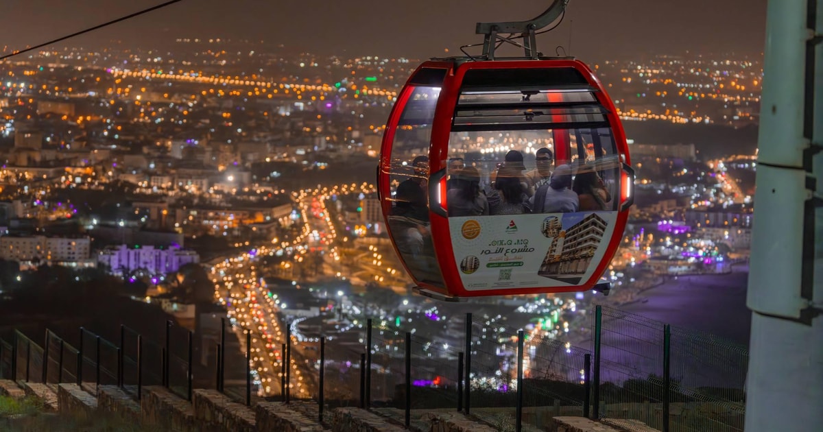 Agadir: Night Cable Car Round-Trip Ticket | GetYourGuide