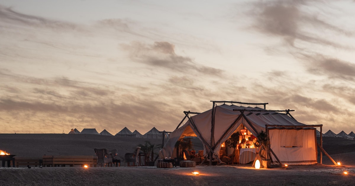 Marrakech: Agafay Desert Private Dinner w/ Music & Fire Show | GetYourGuide