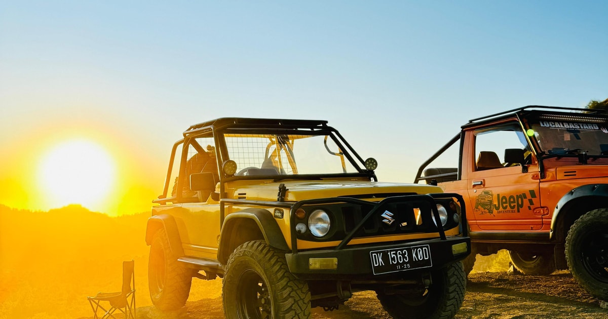 Ubud: Sunrise Jeep Tour and Natural Hot Spring | GetYourGuide