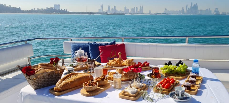 Breakfast Delights with a Luxury Yacht Tour in Dubai | GetYourGuide