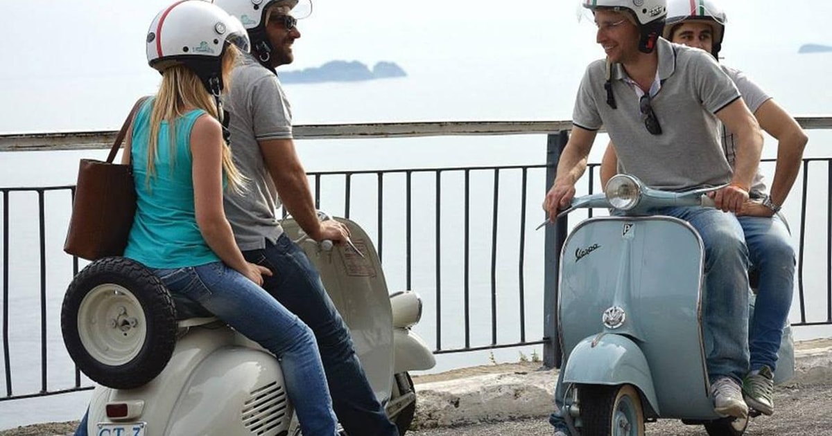Positano: Full-Day Private Amalfi Coast Vespa Tour | GetYourGuide
