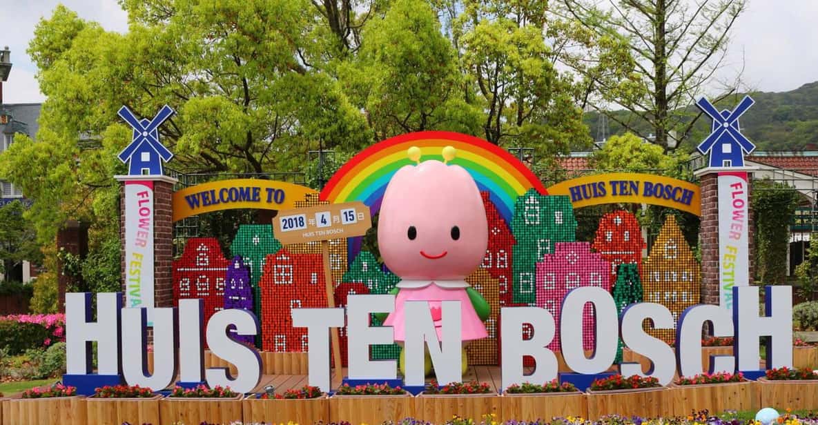 From Fukuoka: Private Day Trip to Huis Ten Bosch Theme Park | GetYourGuide