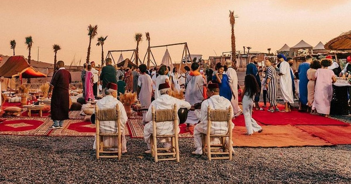 Marrakech: Agafay Desert Dinner Show with Sunset Camel Ride | GetYourGuide