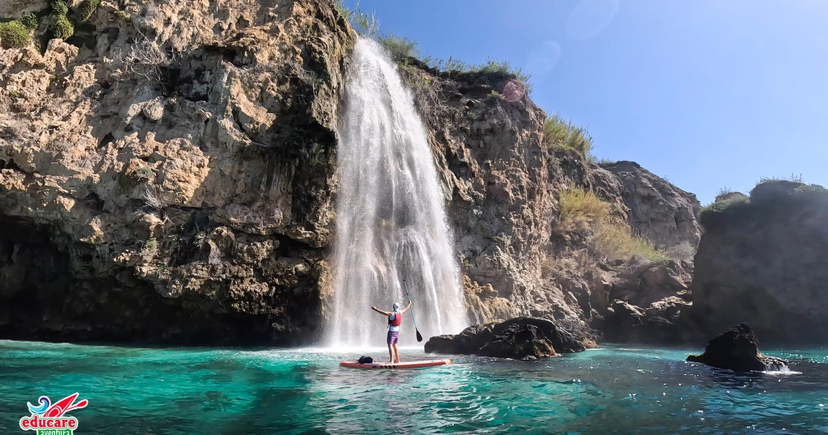 From Nerja: Guided Paddle Surf Cliffs and Maro Waterfall | GetYourGuide