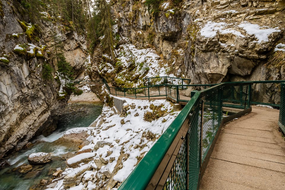 Da Banff: Passeggiata guidata nel canyon di Johnston | GetYourGuide