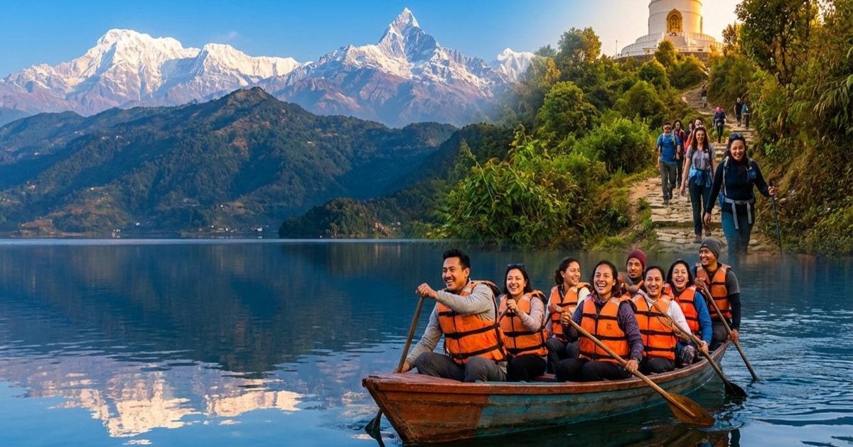 Pokhara: Queen Forest Hike to Santi Stupa & Lake Boating | GetYourGuide