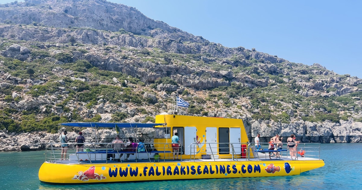 Paphos: Yellow Submarine Swim Cruise with Drinks Included | GetYourGuide