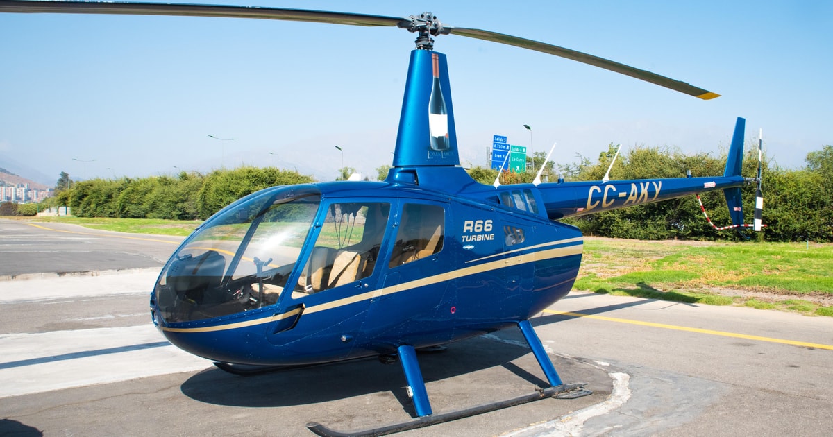 Private Helicopter Tour above Santiago with hotel transport | GetYourGuide