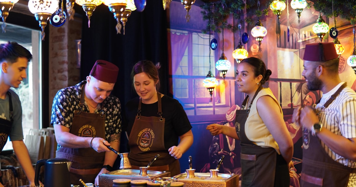 Turkish Coffee Workshop on Sand & Fortune Telling + Gift Set | GetYourGuide