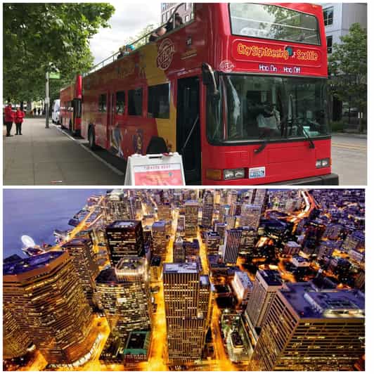 City Sightseeing Seattle: HOHO Bus Tour+Sky View Observatory | GetYourGuide