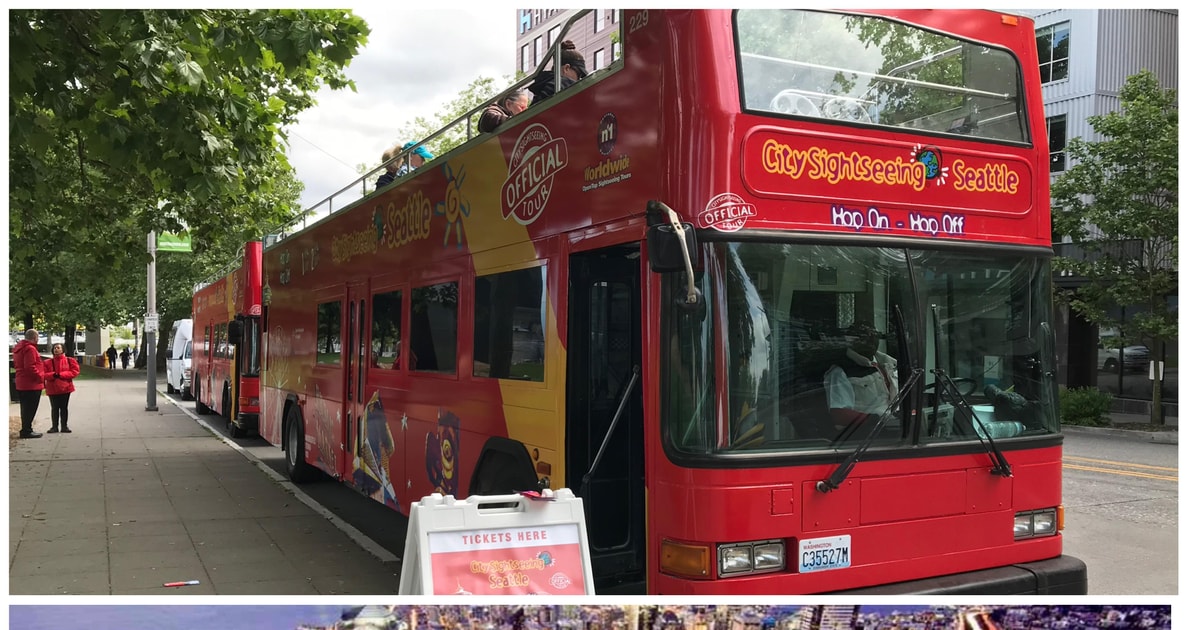City Sightseeing Seattle: HOHO Bus Tour+Sky View Observatory | GetYourGuide