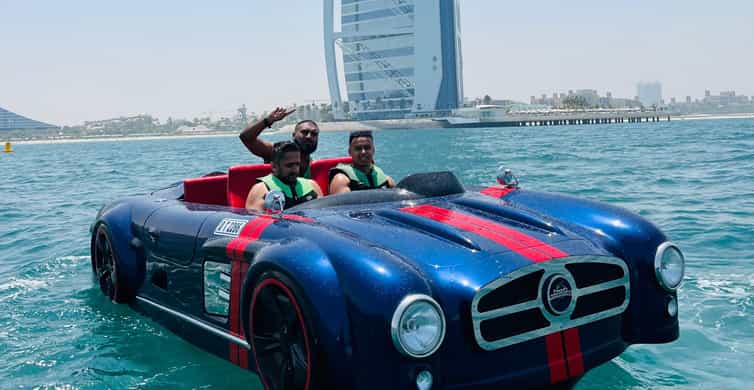 Wycieczka 4-osobowym samochodem Blue Jetcar - Burj Al Arab | GetYourGuide Wycieczka 4-osobowym samochodem Blue Jetcar - Burj Al Arab | GetYourGuide