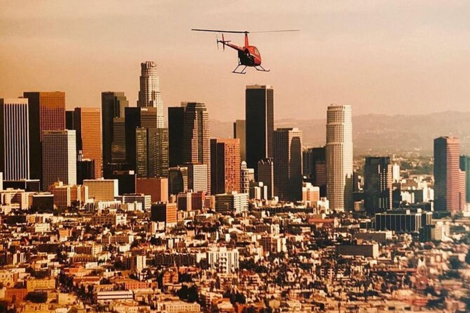 Los Angeles: Downtown Rooftop Landing Helicopter Tour | GetYourGuide