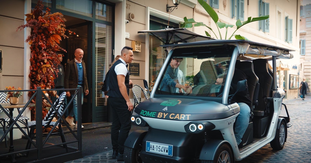Rome Boutique Cart Tour | GetYourGuide