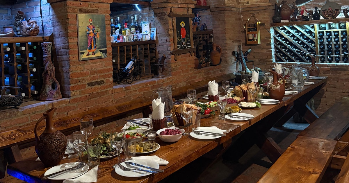 Tbilisi: Georgian Feast with Wine and Cooking Class | GetYourGuide