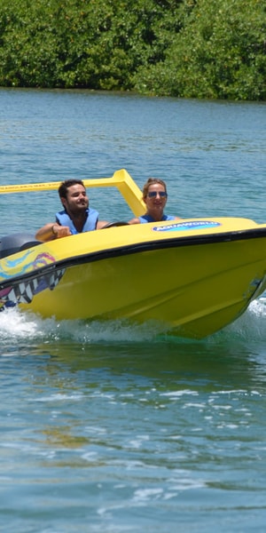 Speedboat at the Nichupte Lagoon | GetYourGuide