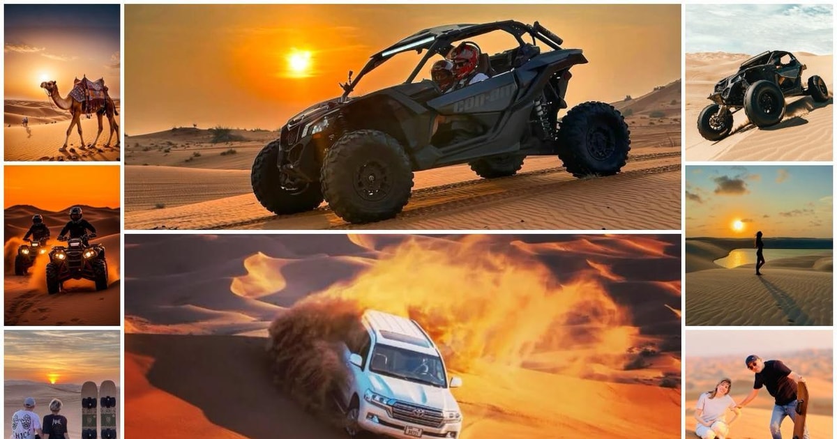 Doha:ATV, Quad of Buggy Dunebashing, Kameelrit & Sandboarding ...