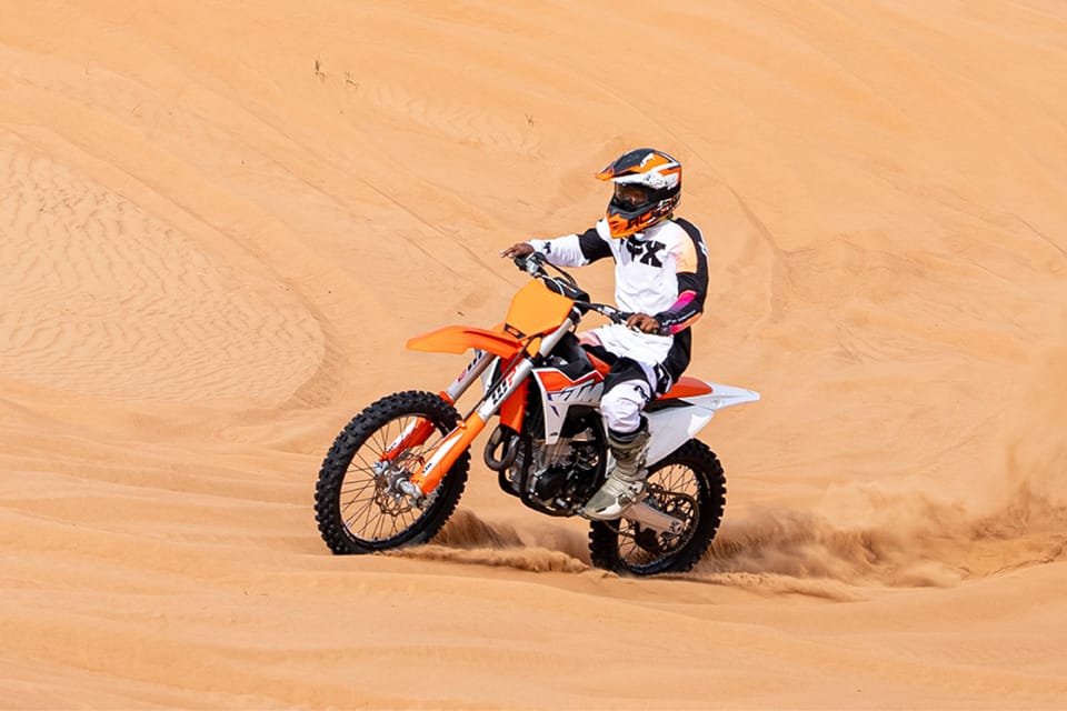 Dubai Motocross KTM 450CC Rental | GetYourGuide