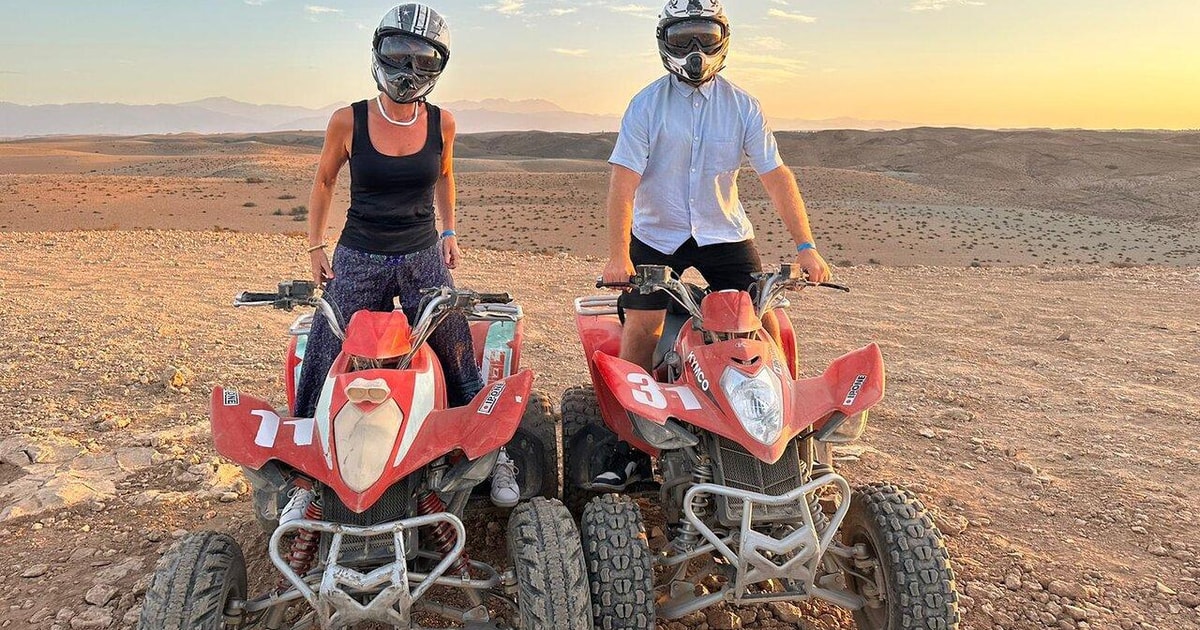 From Marrakech: ATV Quad Bike Tour in Agafay Desert | GetYourGuide