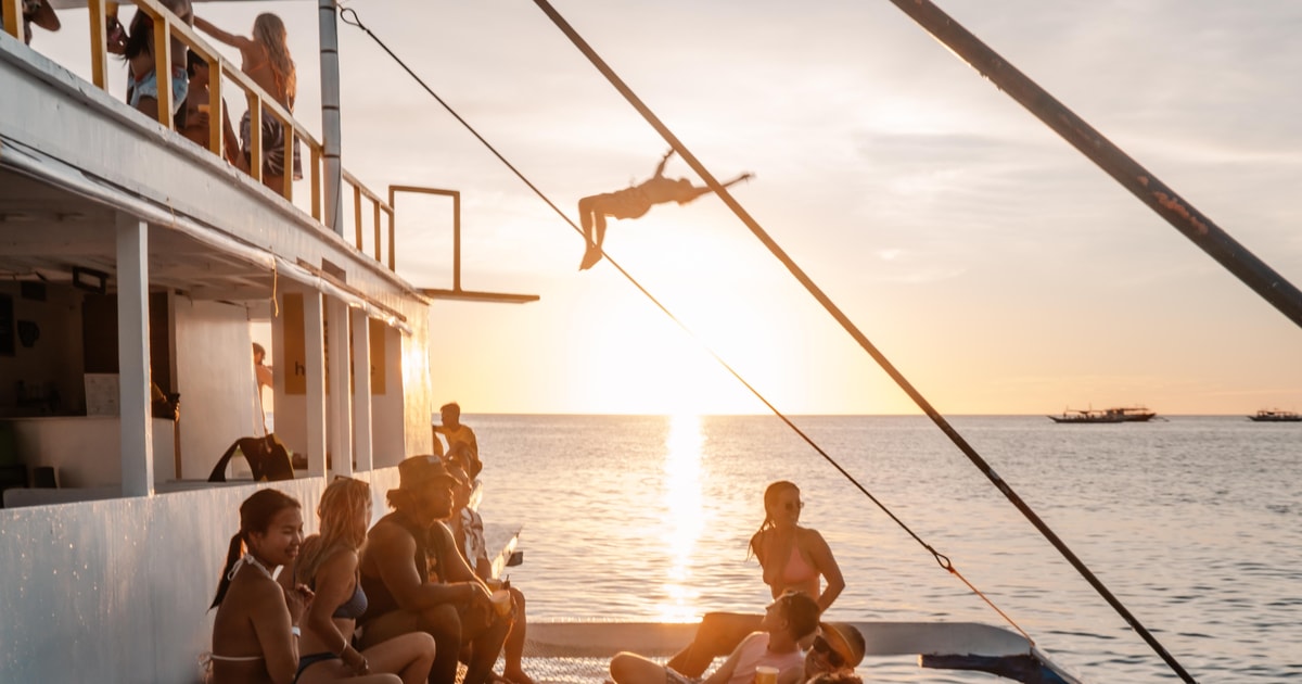 Boracay: Sunset Cruise Boat Party by Haqqy Life | GetYourGuide