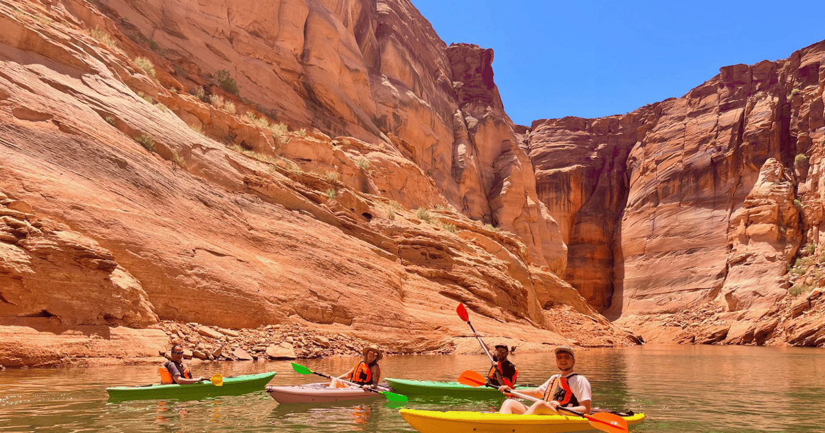 Page/Lake Powell: Guided Kayak & Water Antelope Canyon Tour | GetYourGuide