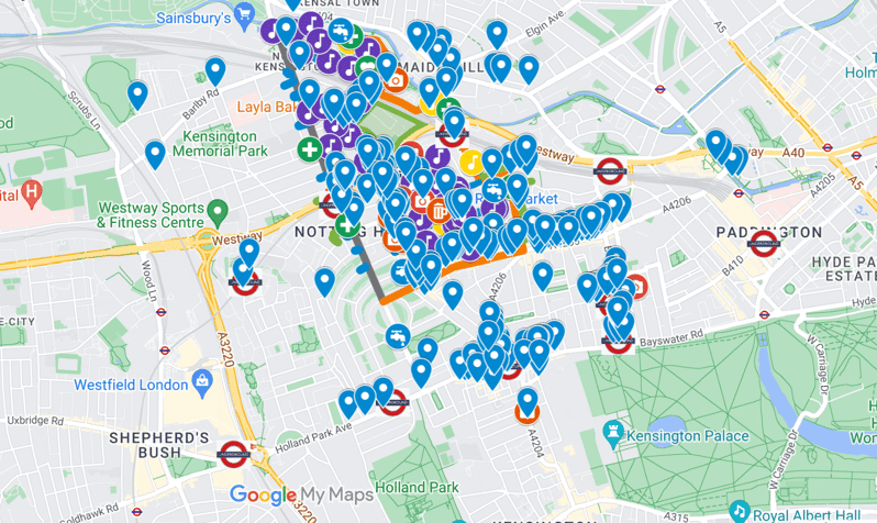 Notting Hill Carnival London - Interactive Map Guide | GetYourGuide
