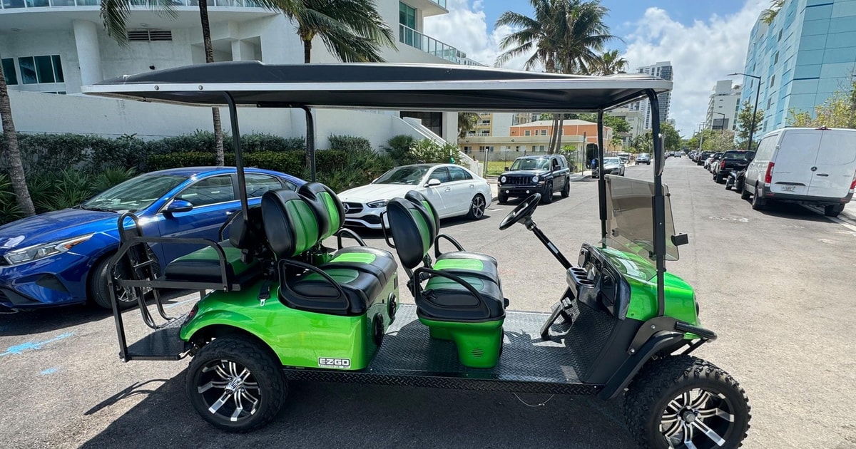 Golfkar Verhuur Miami 6 Uur | GetYourGuide