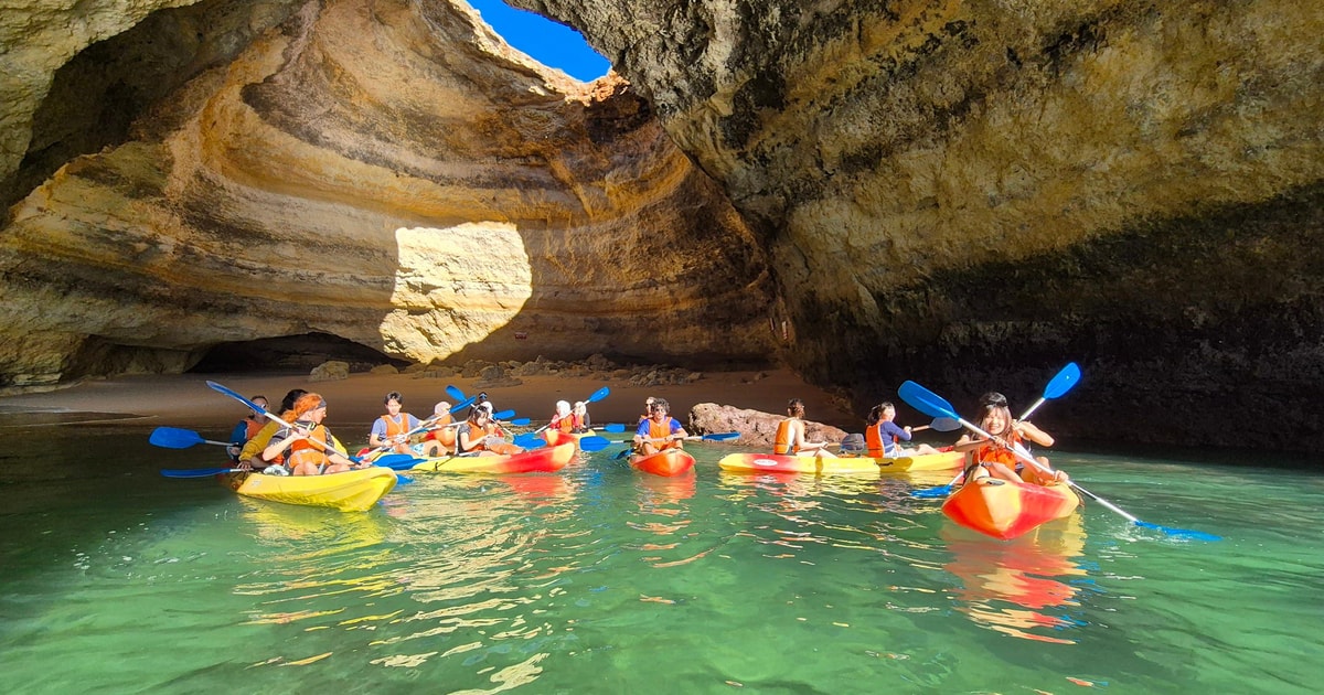 Benagil: Caves, Beaches, and Secret Spots Guided Kayak Tour | GetYourGuide