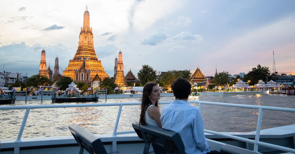 Bangkok: Okružní plavba po řece Chao Phraya s možností thajského jídla ...