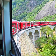 From Milan: St Moritz & Alps Day Trip with Bernina Red Train | GetYourGuide